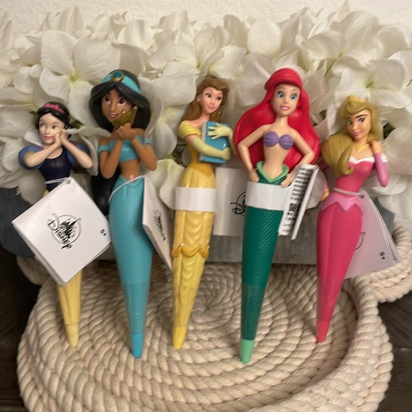 Disney | Office | Disney Princess Novalty Pens Ariel Jasmine Aurora ...